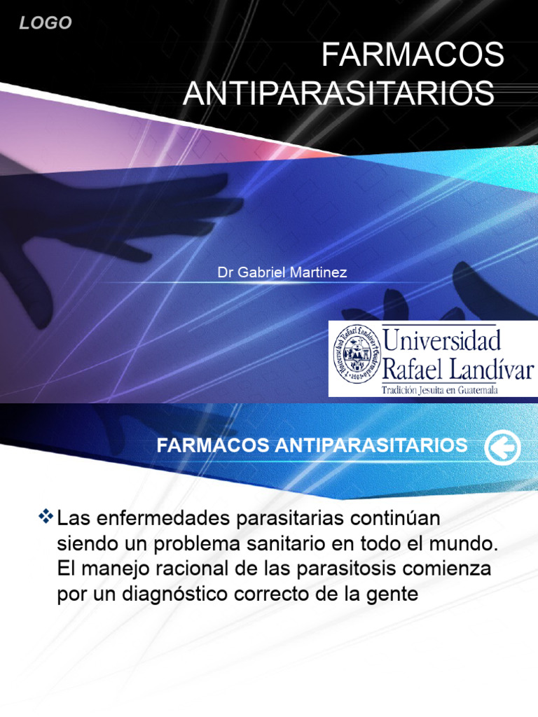 Farmacos Antiparasitarios | PDF | Parasitología | Especialidades Medicas