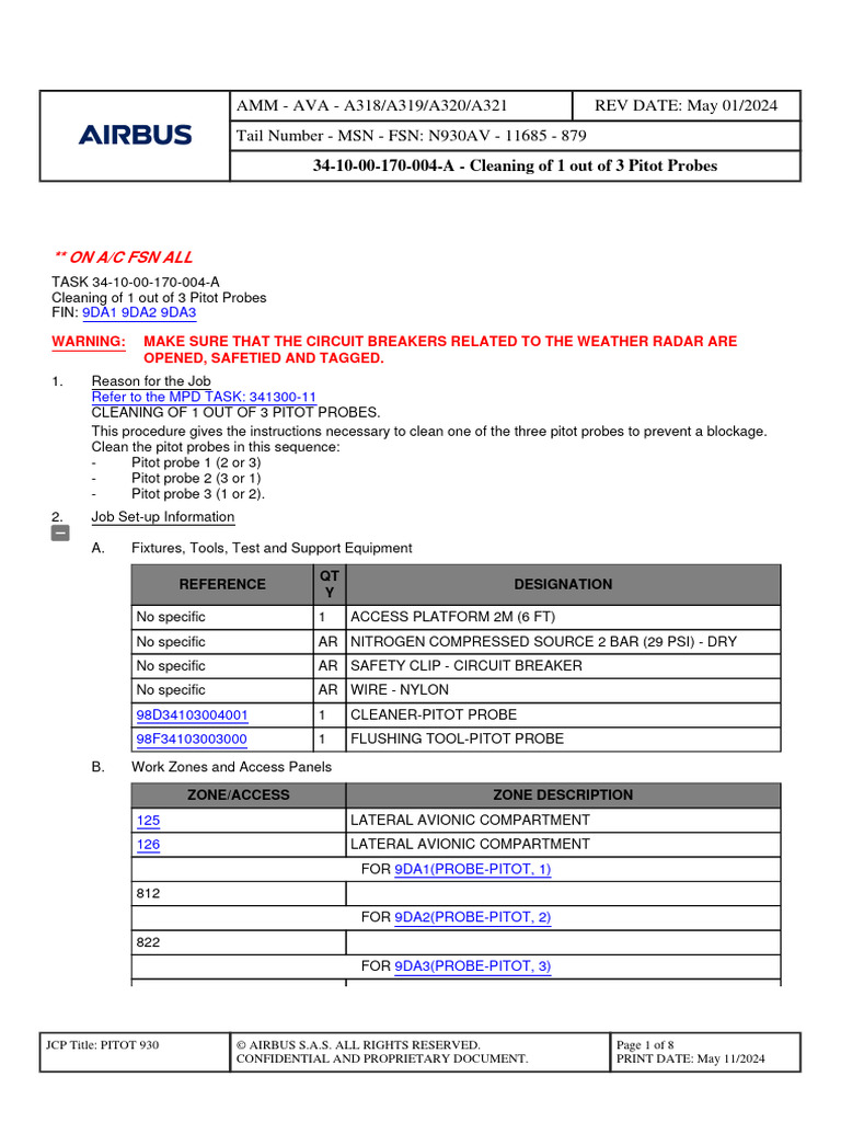 Pitot A320 | PDF | Airbus | Aviation