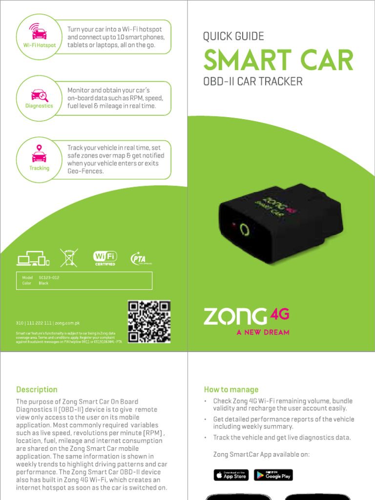 Ref Smart Car (Quick Guide) | PDF