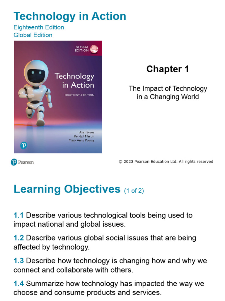 The Impact of Technology in A Changing World | PDF | Artificial ...