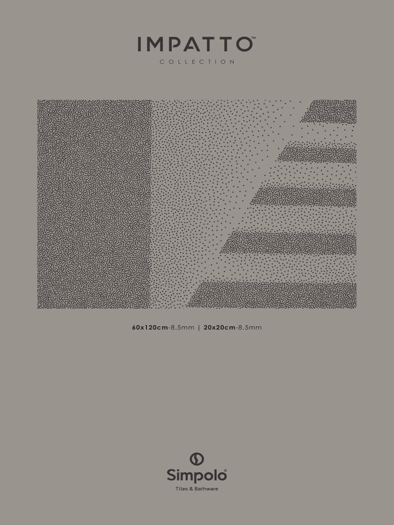 Simpolo Impatto Collection Overview | PDF | Slate | Materials