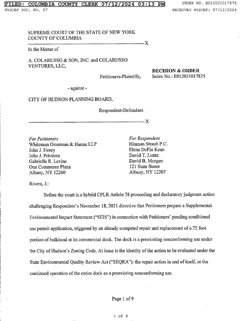 Colarusso Decision 7/17/24 | PDF