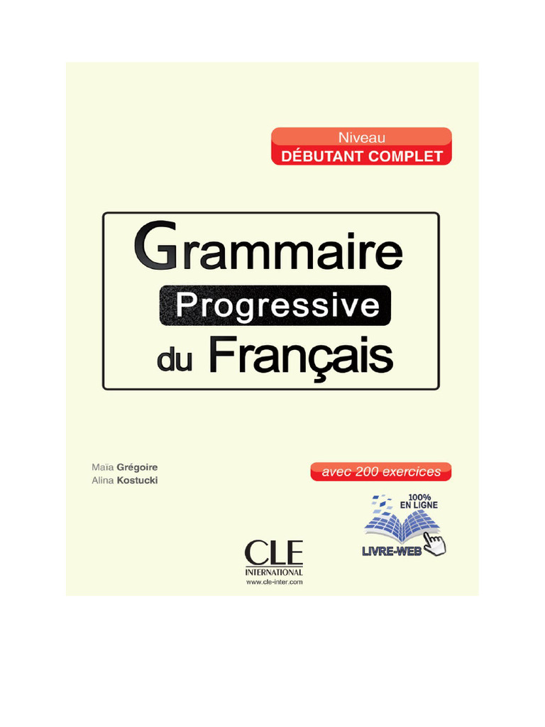 Grammaire Progressive Du Francais | PDF