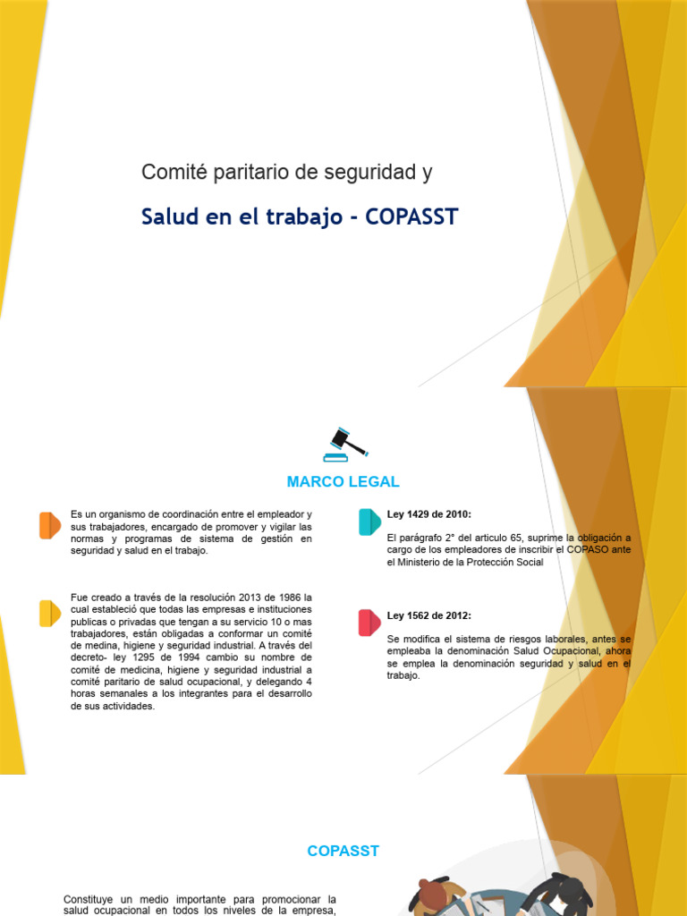 Guía sobre el COPASST y su Conformación | PDF | Seguridad y salud ...