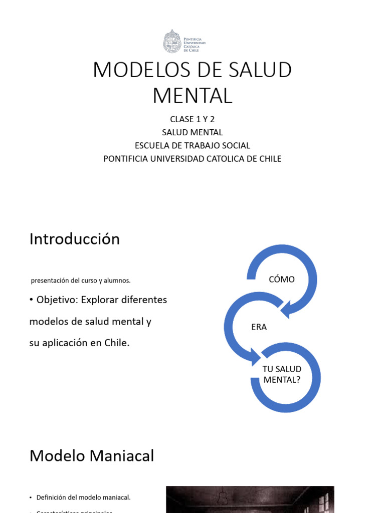 MODELOS DE SALUD MENTAL Final | PDF | Trastorno mental | Salud mental