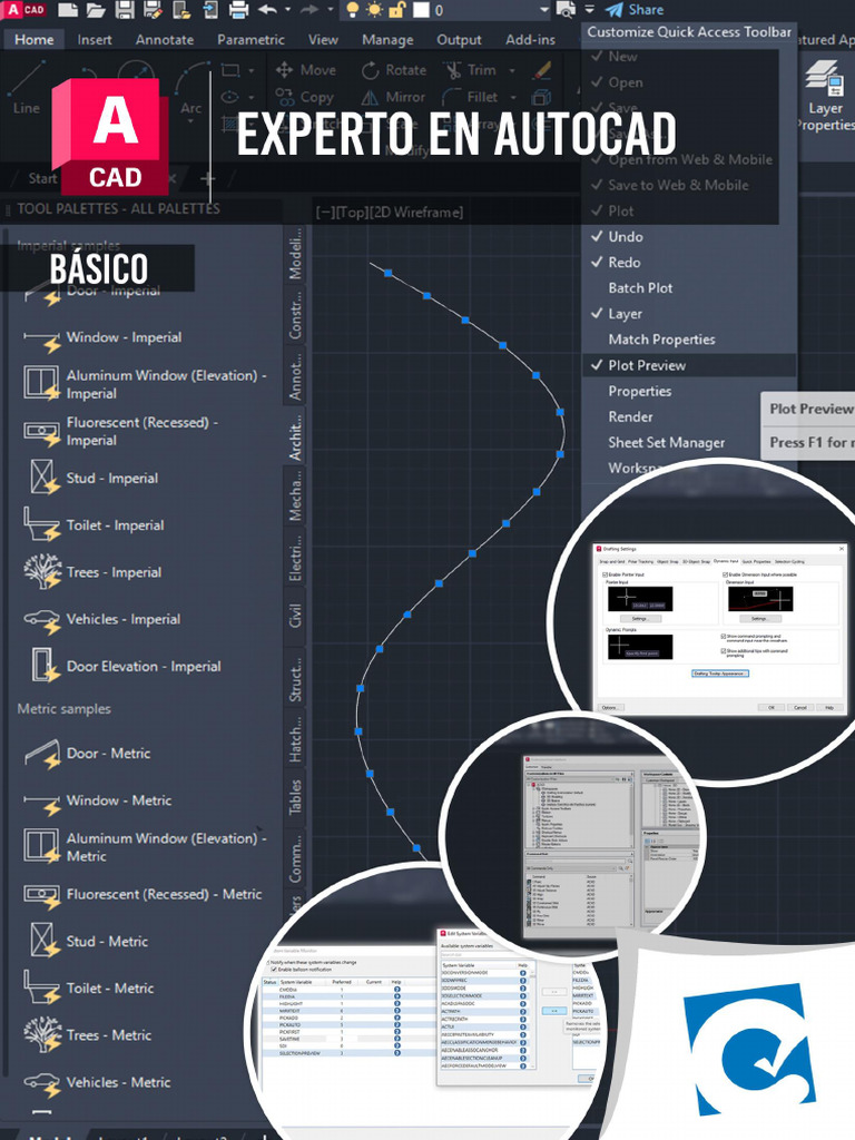 03.2a Autocad 2023 Bas Sesion 03 Ejemplo 01 Ah20230210 | PDF | Archivo de computadora | Ventana ...