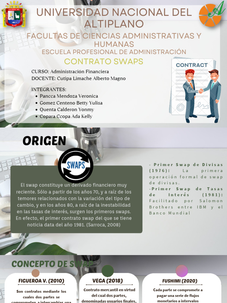 contrato SWAPS | PDF | Swap (Finanzas) | Interés