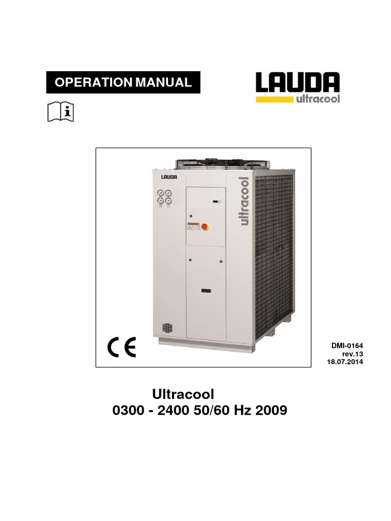 LAUDA Ultracool UC Maxi Manual | PDF | Pump | Valve