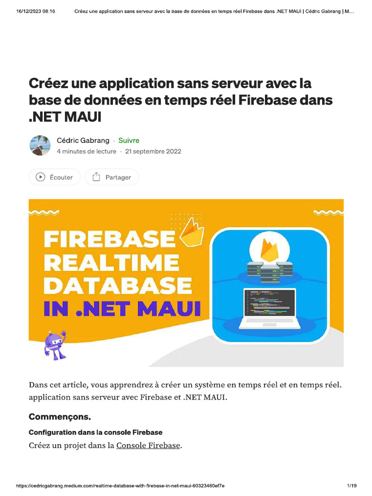 Firebase&Maui | PDF