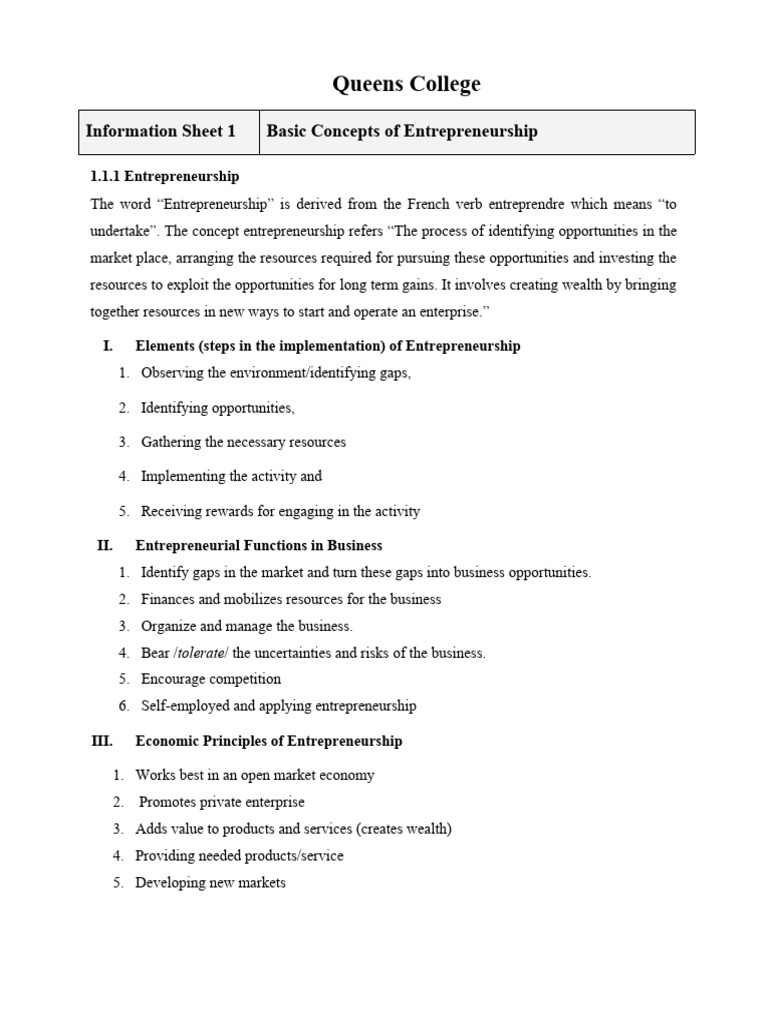 Entrepreneurship & Employability Skill Module 1 (1) | PDF ...