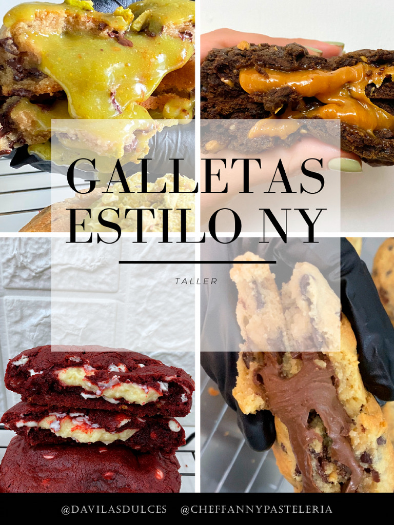 Recetario Galletas Estilo NY | PDF