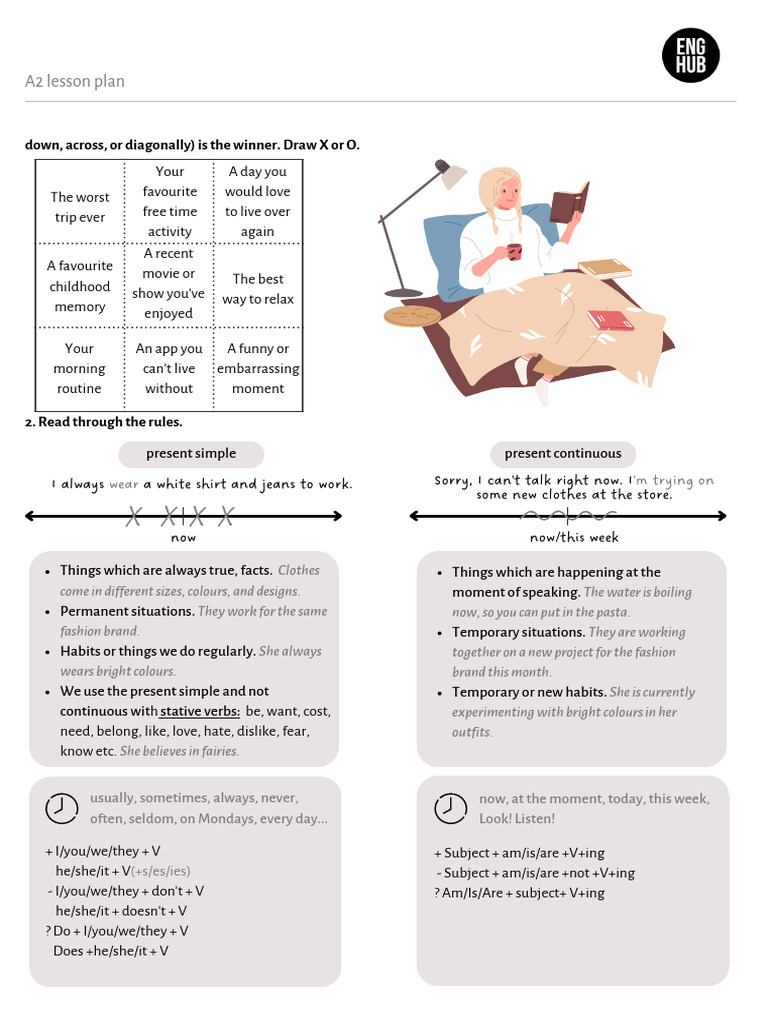 A2 Revision A4 Worksheet SV | PDF | Linguistics