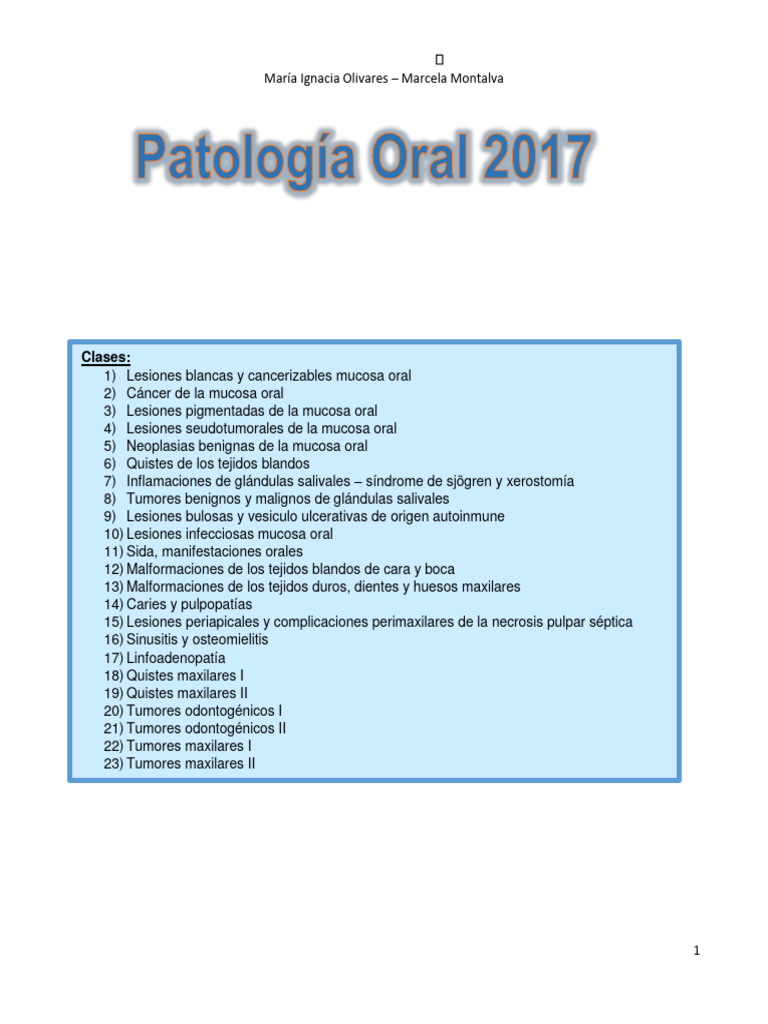 Compendio Patoral 2017 Nacha Olivares - Marce Montalva Aportes Mathias ...
