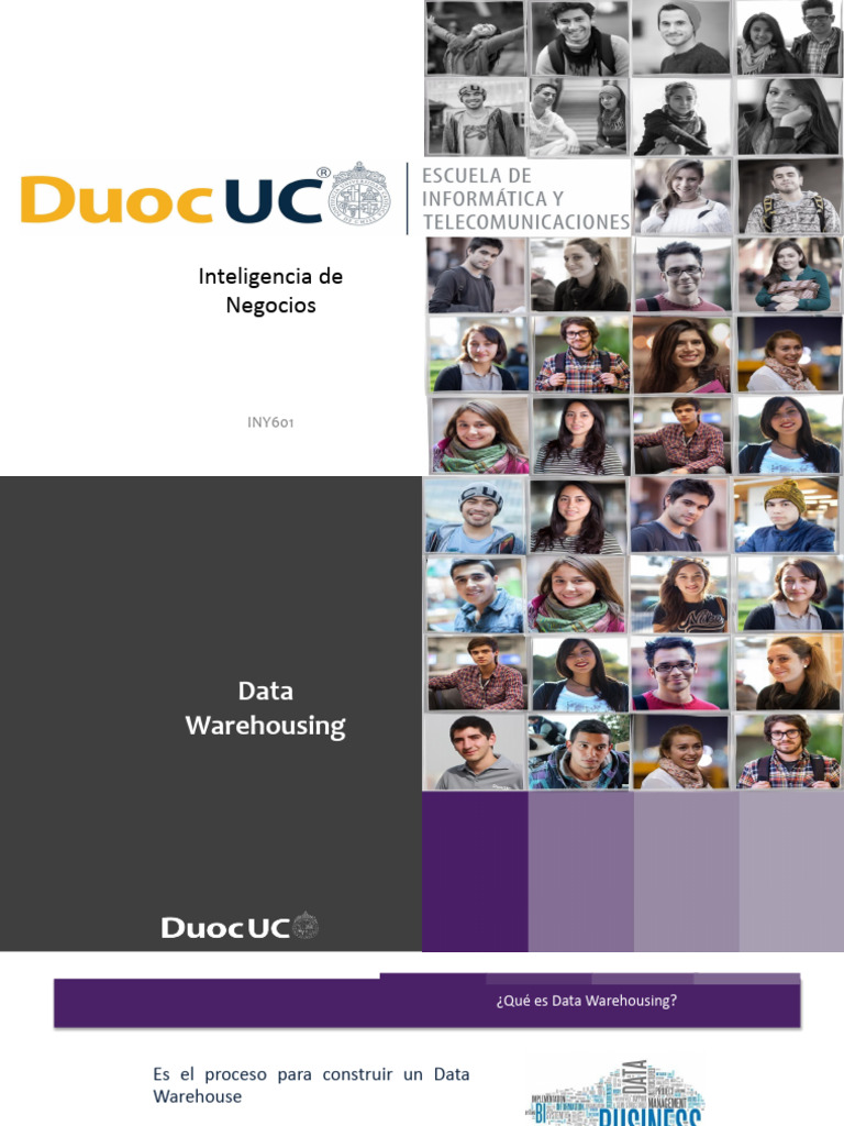 1.2.1 - Fundamentos de Data Warehousing | PDF | Almacén de datos | Ciencias de la Información