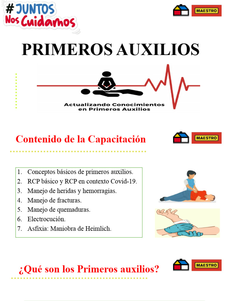 Primeros Auxilios 2024 | PDF | Primeros auxilios | Herida