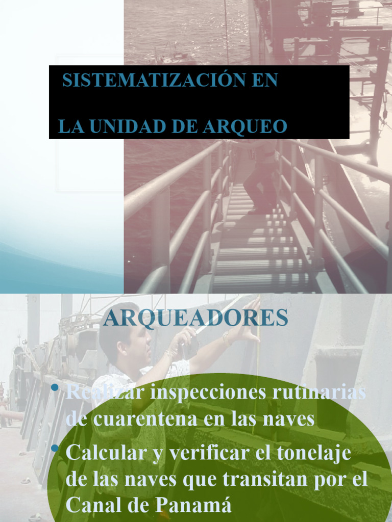 Modulo 7. Clase de Arqueo | PDF | Envío | Buques