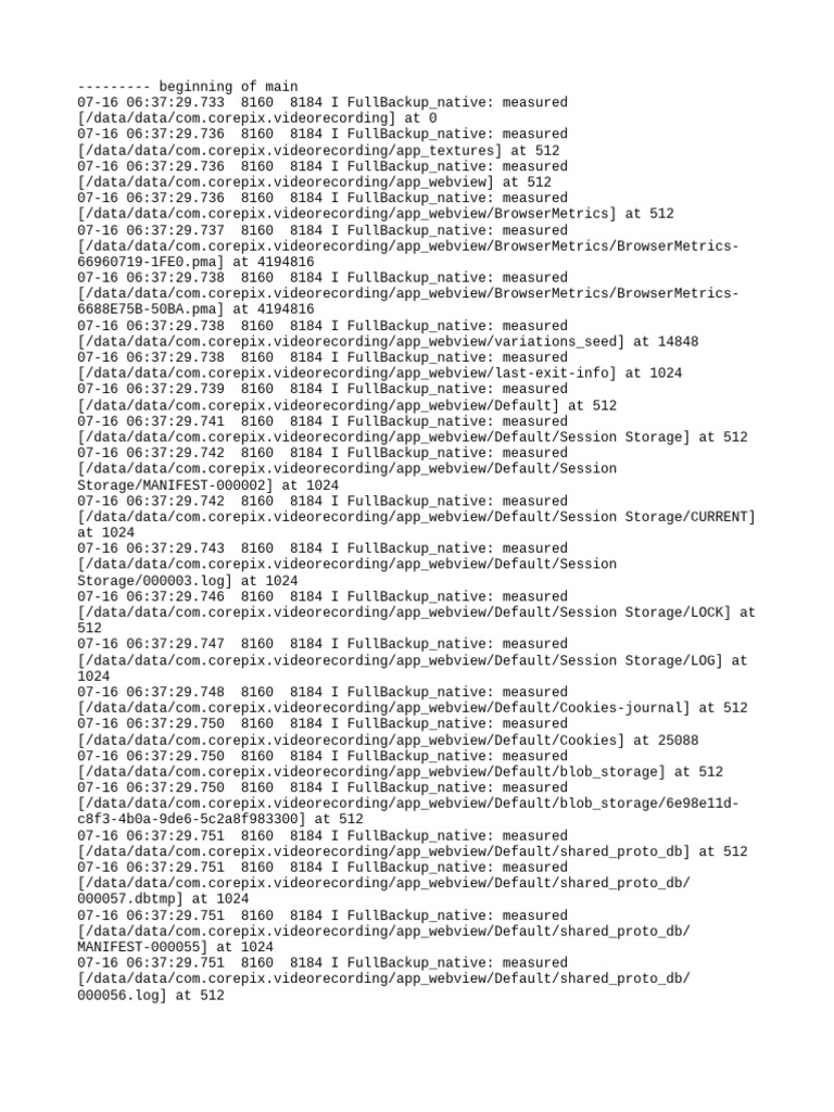 Logcat 1721108249637 | PDF | Information Technology | Information Retrieval