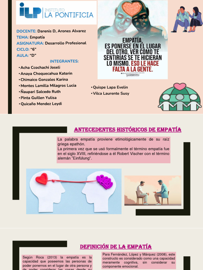 Empatía: Definición y Tipos | PDF | Empatía | Las emociones