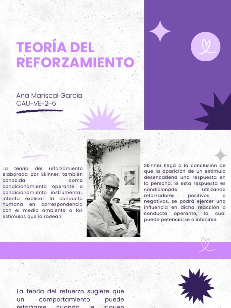 Teoria de Reforzamiento | PDF | Reforzamiento | Ciencia cognitiva