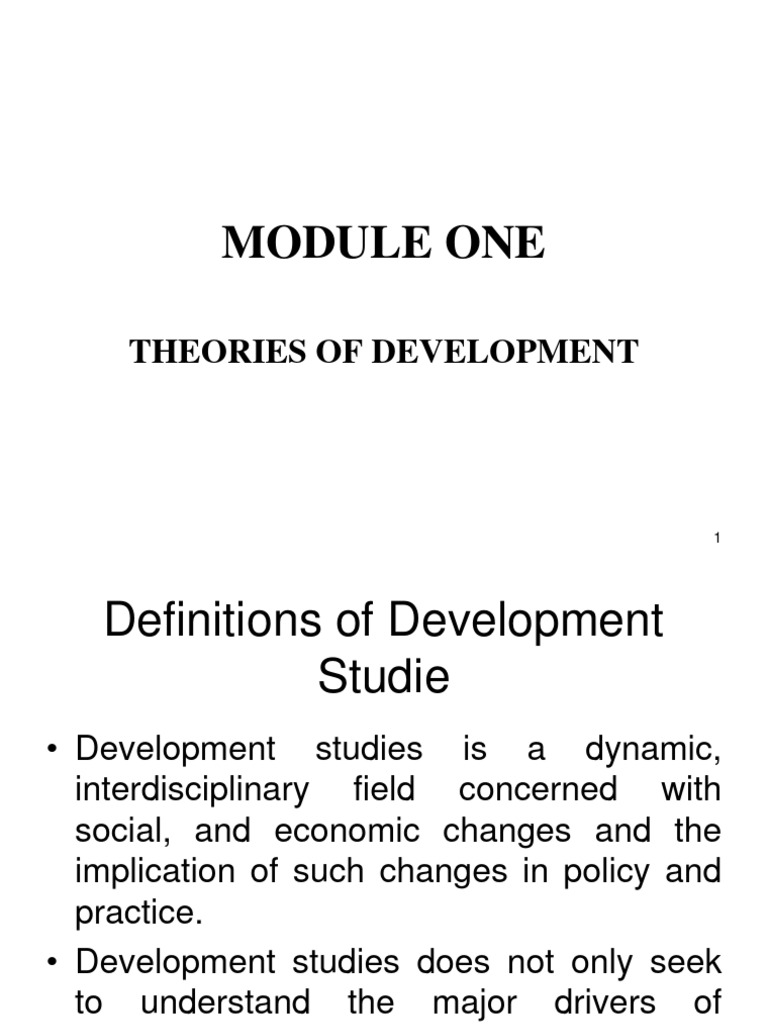 Development Study 1 | PDF | Marxism | Economic Growth