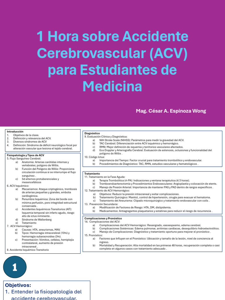 Caew Acv May 2024 Wiener | PDF | Carrera | Isquemia
