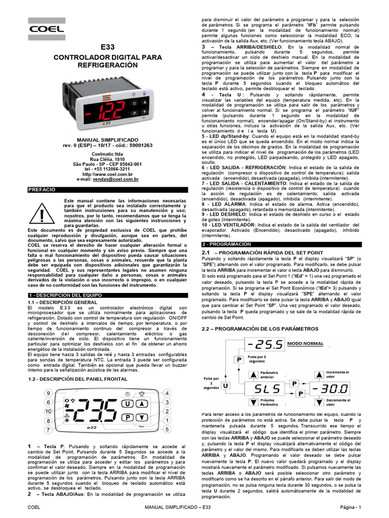 COEL-m E33 IR Esp Rev0 | PDF | Transformador | Contraseña