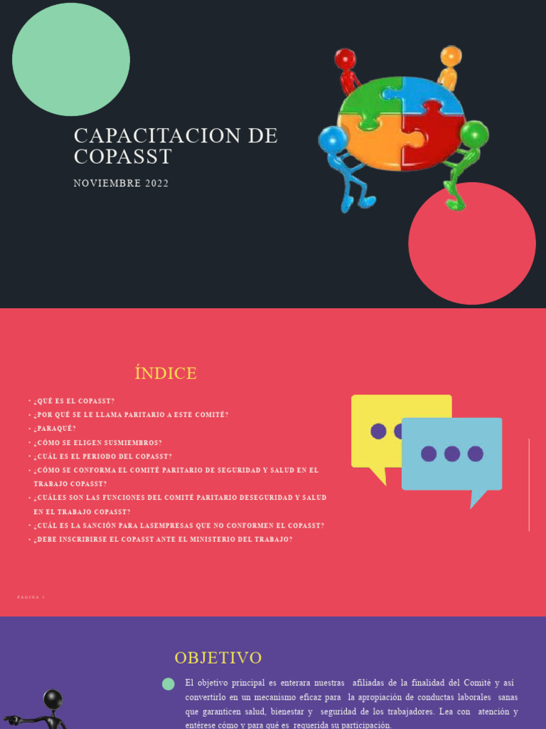 Capacitación COPASST: Funciones y Normativas | PDF | Business | Valores