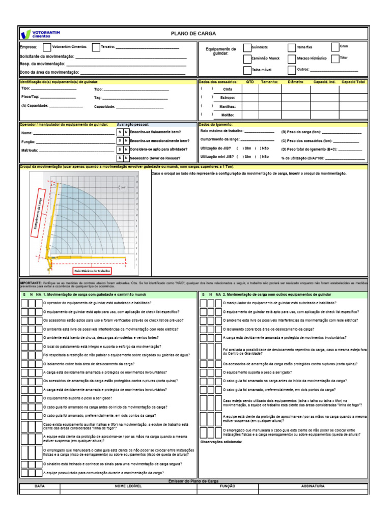 PD-000147 - 02 - PD-000147 - 02 - Anexo 12 Plano de Carga | PDF | Guindaste (máquina)
