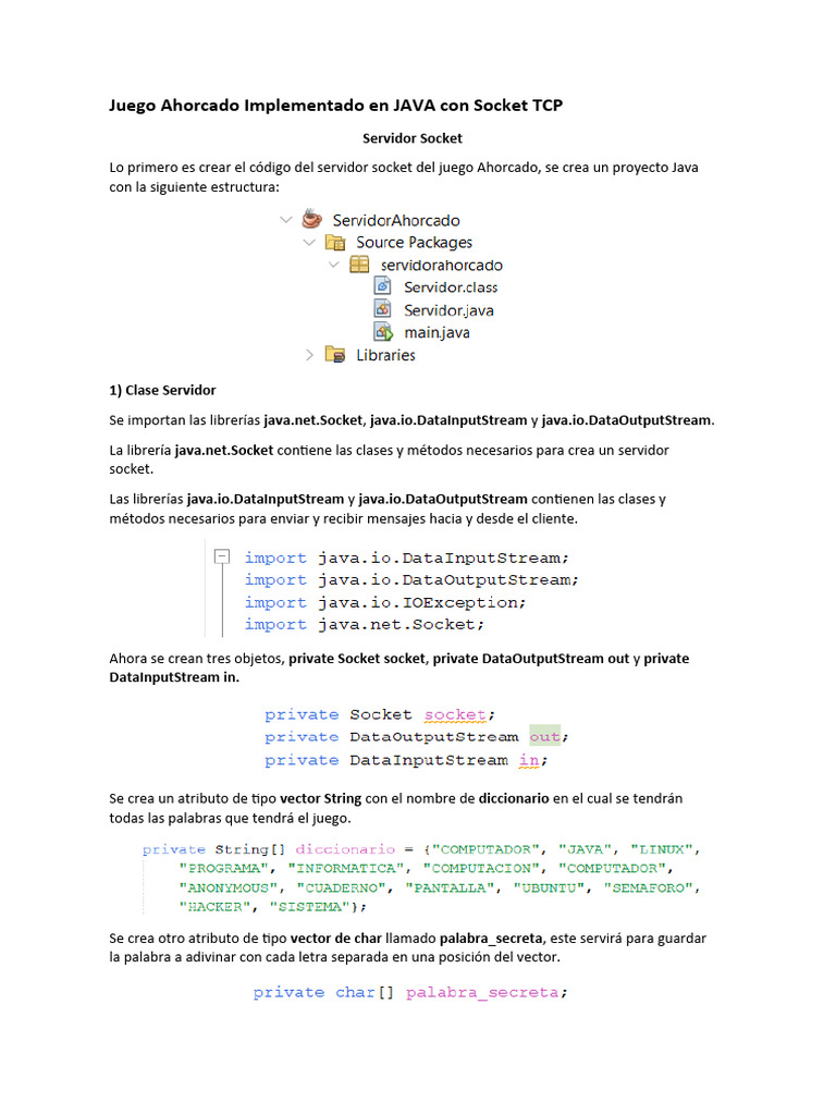 Juego Ahorcado | PDF | Java (lenguaje de programación) | Constructor (Programación Orientada a ...