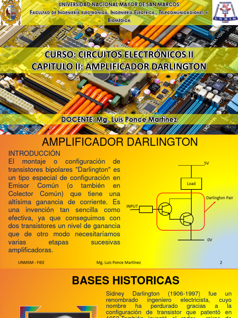 Amplificador Darlinton | PDF | Transistor de unión bipolar | Transistor