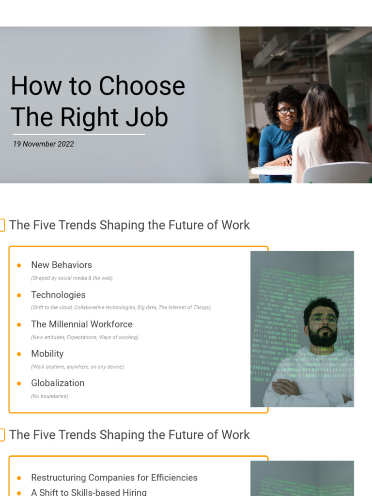 Choosing the Right Job: A Guide | PDF | Résumé