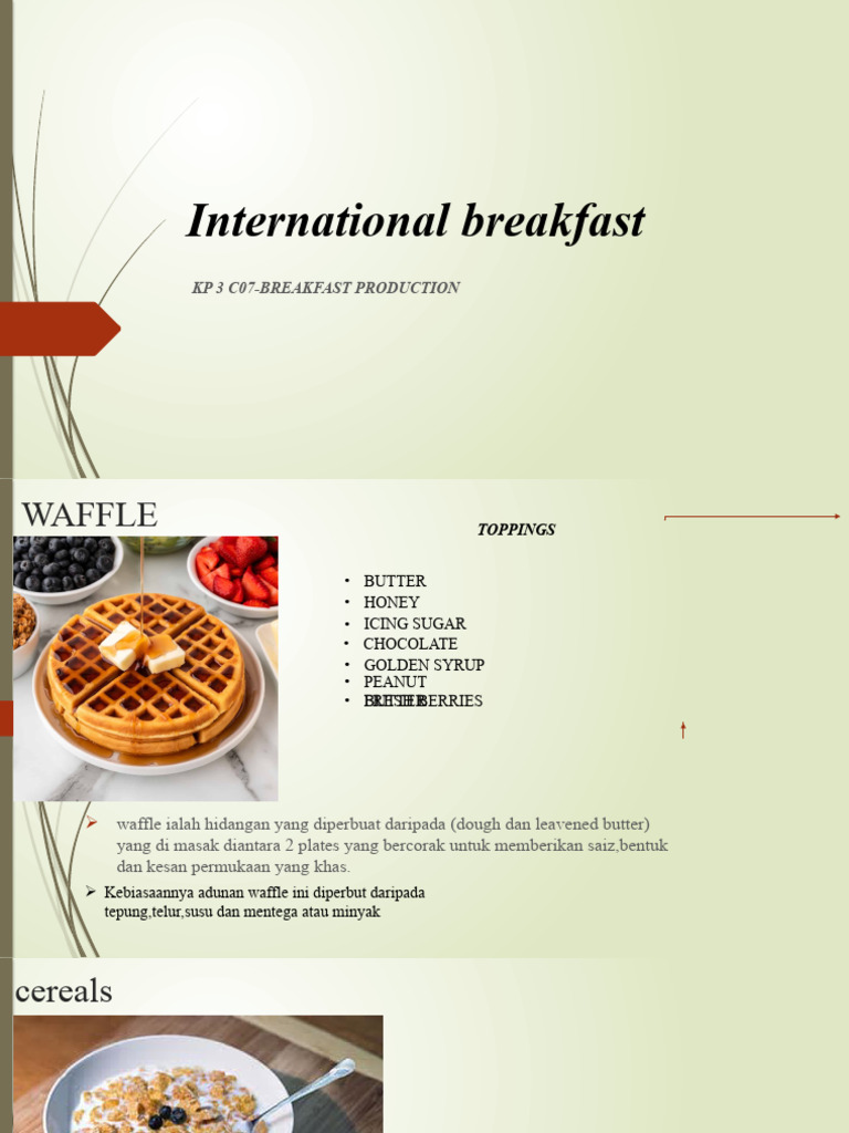International Breakfast | PDF