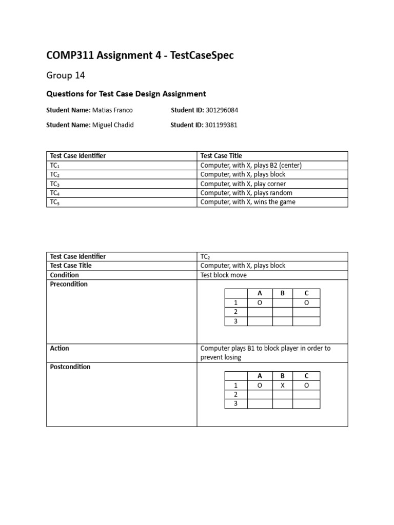 COMP311 Assignment4 Group14 | PDF