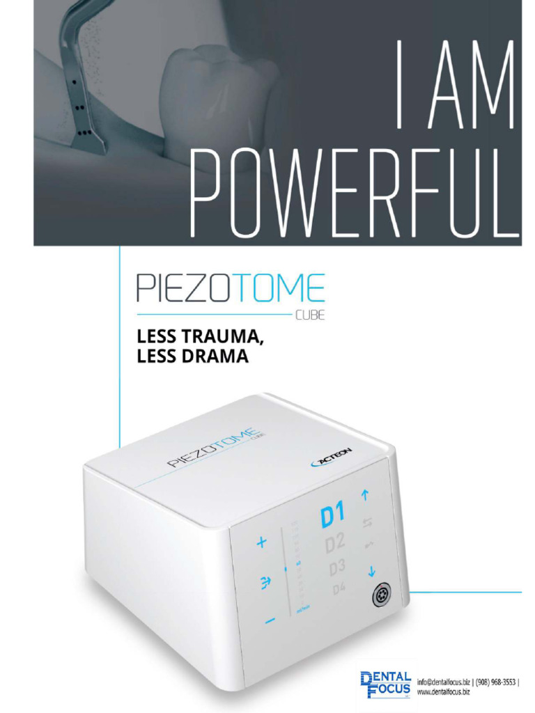 Piezotome Cube DF Info Final | PDF