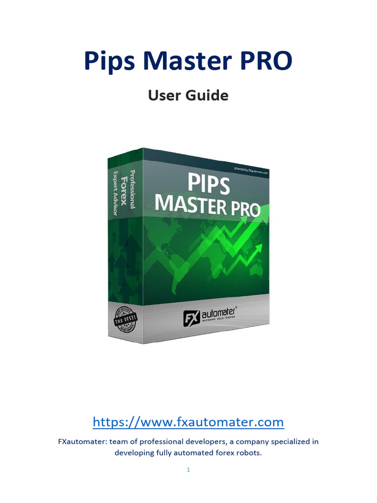 Pips Master PROUser Guide | PDF | Algorithmic Trading | Computer File