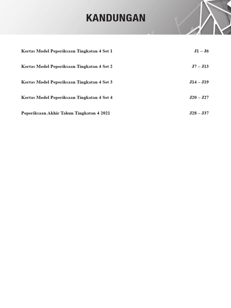 Skema Pemarkahan Matematik SBP Ting4 | PDF