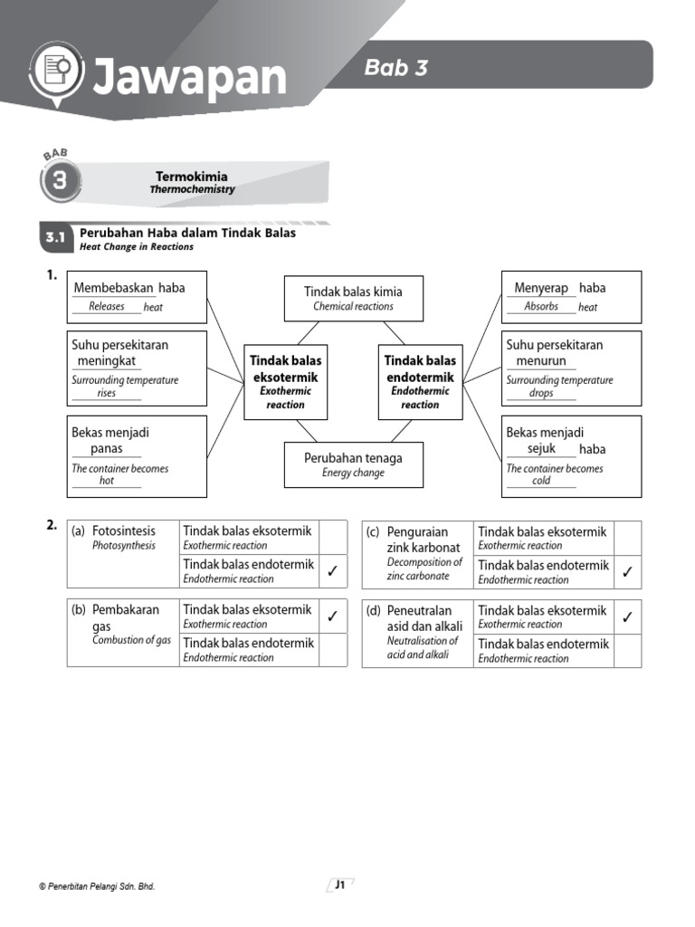 JWP Bab3 PBD Chem | PDF | Chemical Reactions | Sodium