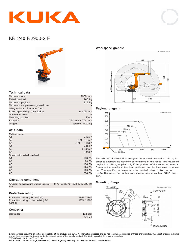 KUKA Robot KR 240 R2900-2 F | PDF
