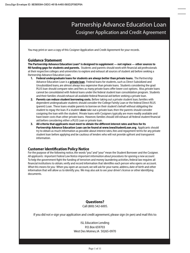 Esign PDF | PDF | Loans | Student Loan
