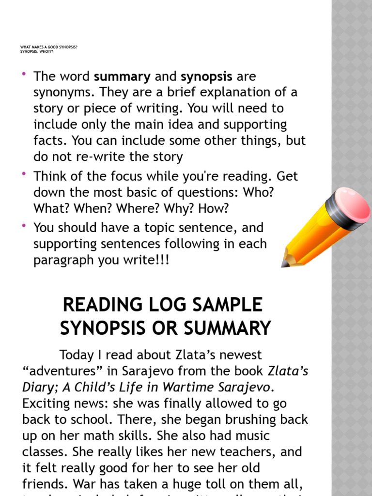 How to Write a Good Synopsis | PDF