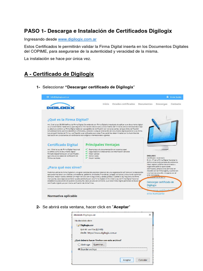 Certificados Digilogix-Acrobat | PDF | Informática | Software