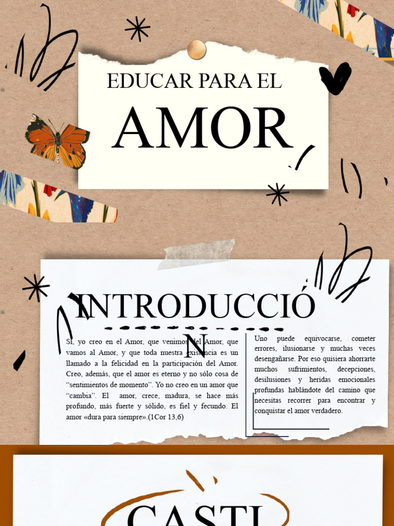 Educar Para El Amor Pdf Amor Amistad
