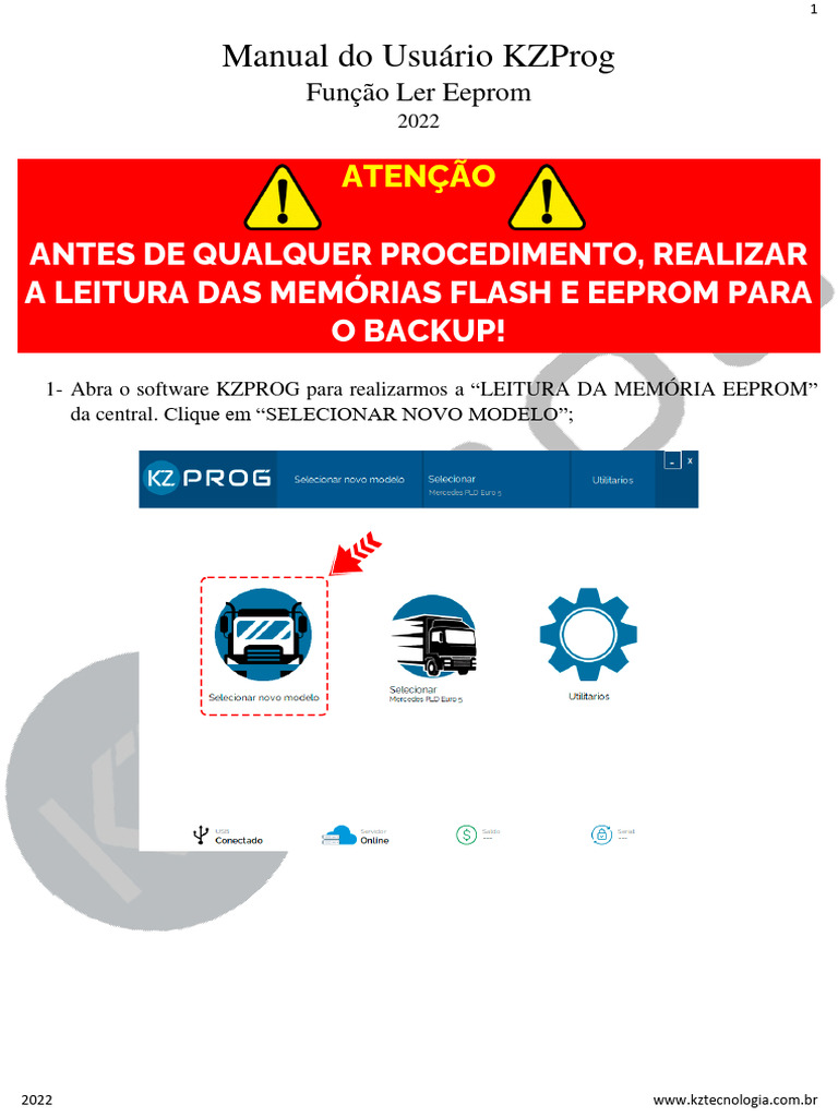 Manual Ler Eeprom | PDF | Armazenamento de dados de computador ...
