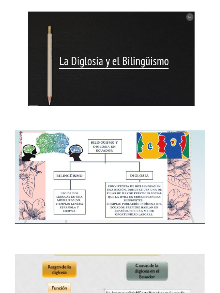 Bilinguismo y Diglosia | PDF