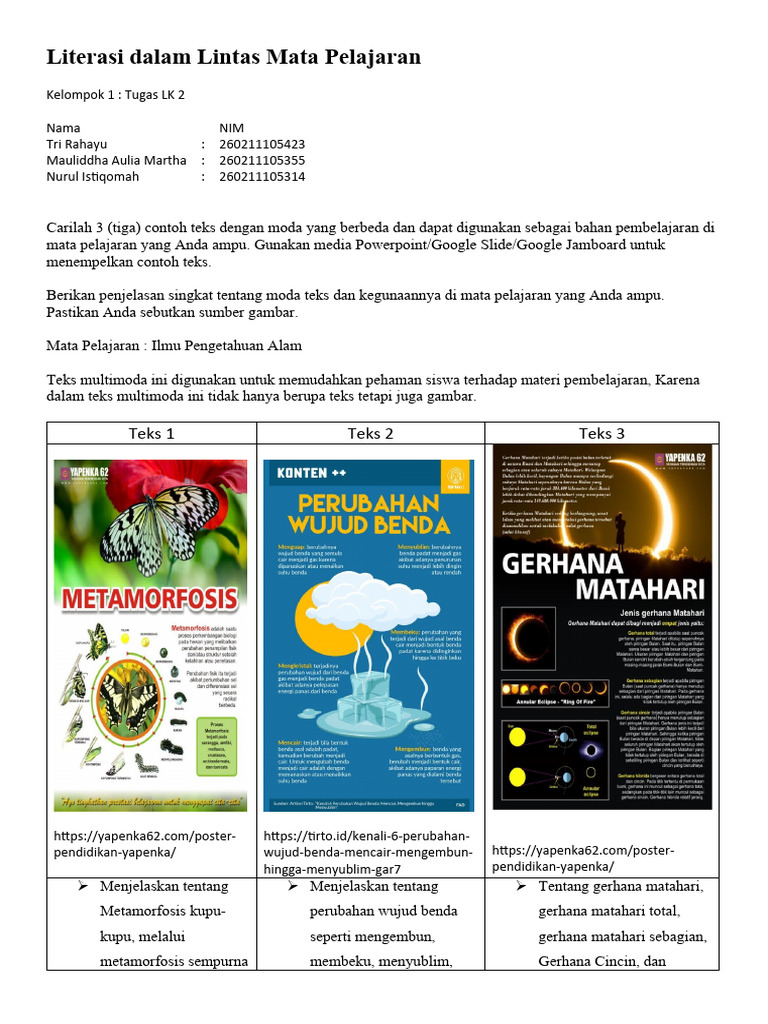 Literasi Multimoda IPA | PDF