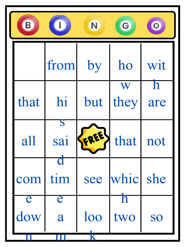 EDITABLE-BINGO-CARDS | PDF
