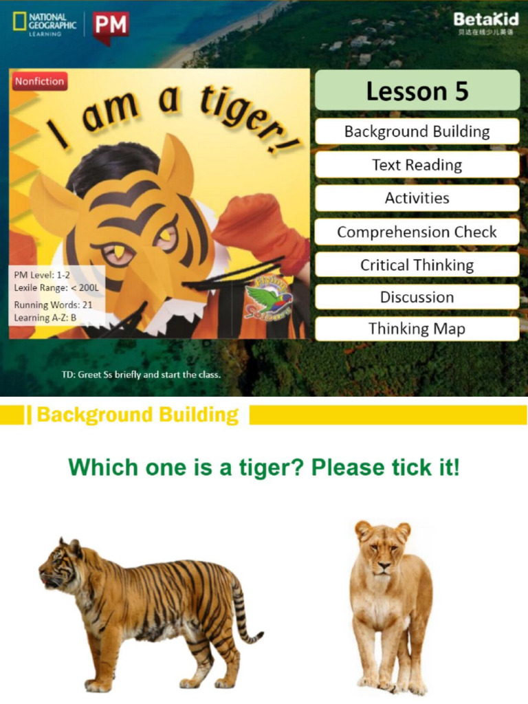 L5-I Am A Tiger! | PDF