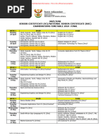 May-June 2026 SC NSC Timetable Draft 4 5 December 2025 | PDF ...