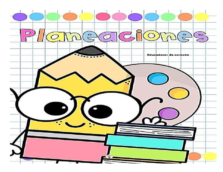 Portada para Carpetas de Planeacion Pedagogica | PDF