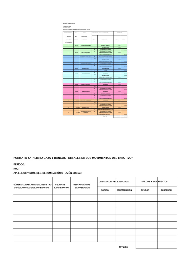 Libro diario, Libro de caja y bancos | Descargar gratis PDF ...